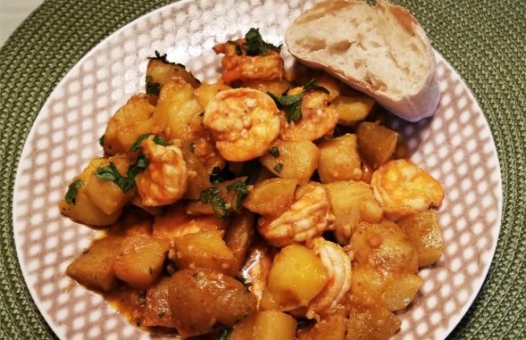 Food You Can Eat: Sherry Shrimp and Potatoes – DeadSplinter